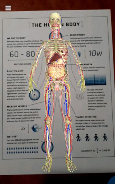 Etude du plan d’organisation avec Anatomy 4D – SVT – Académie de Besançon